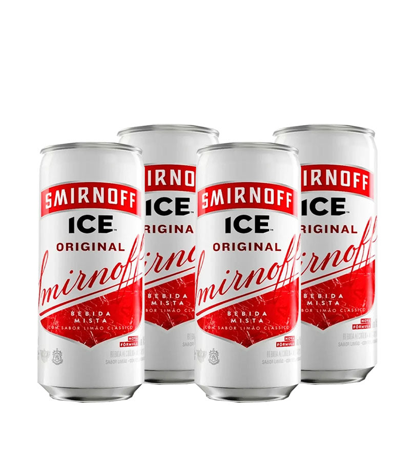 4 Pack Smirnoff Ice Red Cocktail - 250cc - Licores Medellín