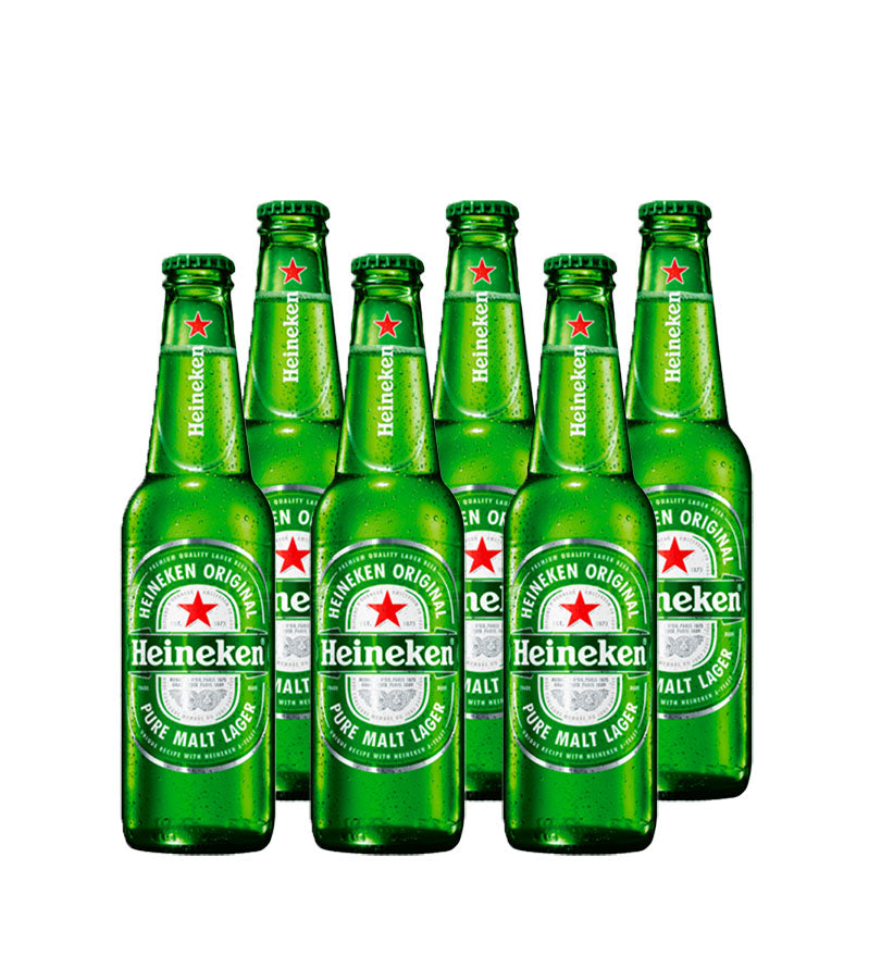 6 Pack Heineken Beer - 330cc - Licores Medellín