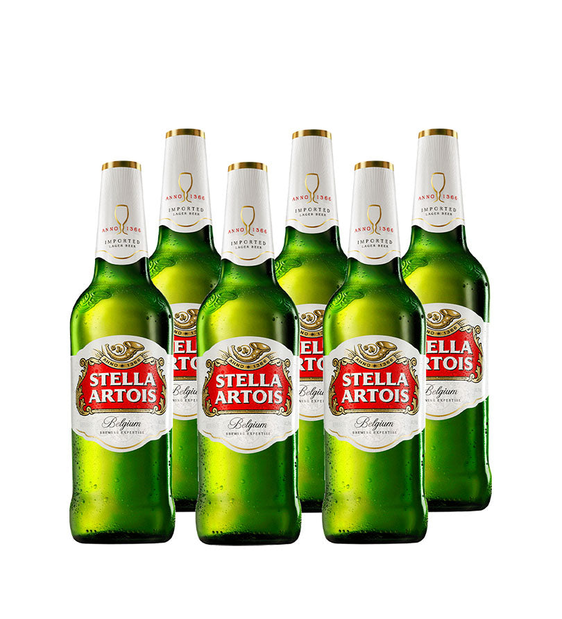 6 Pack Stella Artois Beer - 330cc - Licores Medellín