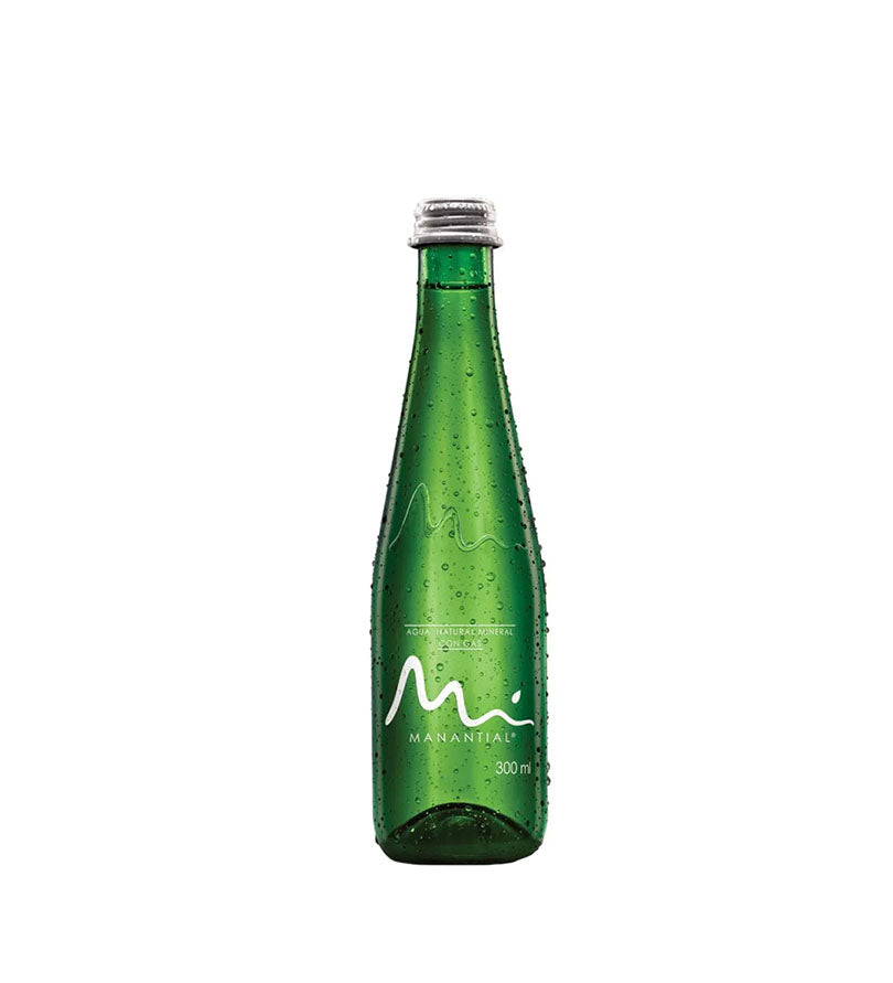 Agua Manantial Con Gas Vidrio Botella - 300ml – Licores Medellín