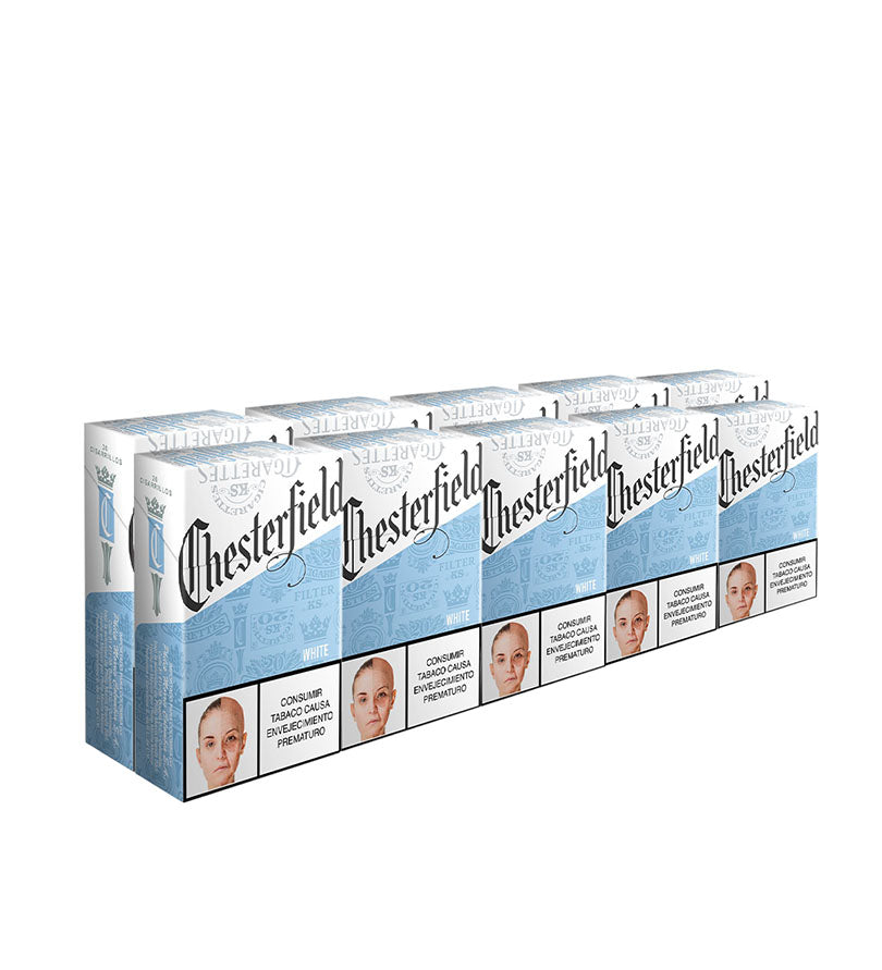 Pide en línea tu Carton Cigarrilo Chesterfield White y en Licores Mede ...