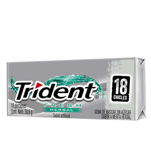 Chicle Trident Americano Fresh Herbal - 30g – Licores Medellín