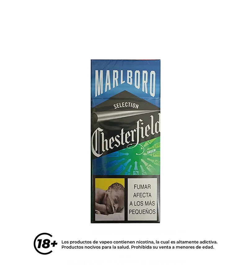 Pide en línea tu Cigarrillo Chester Green y en Licores Medellín te lo