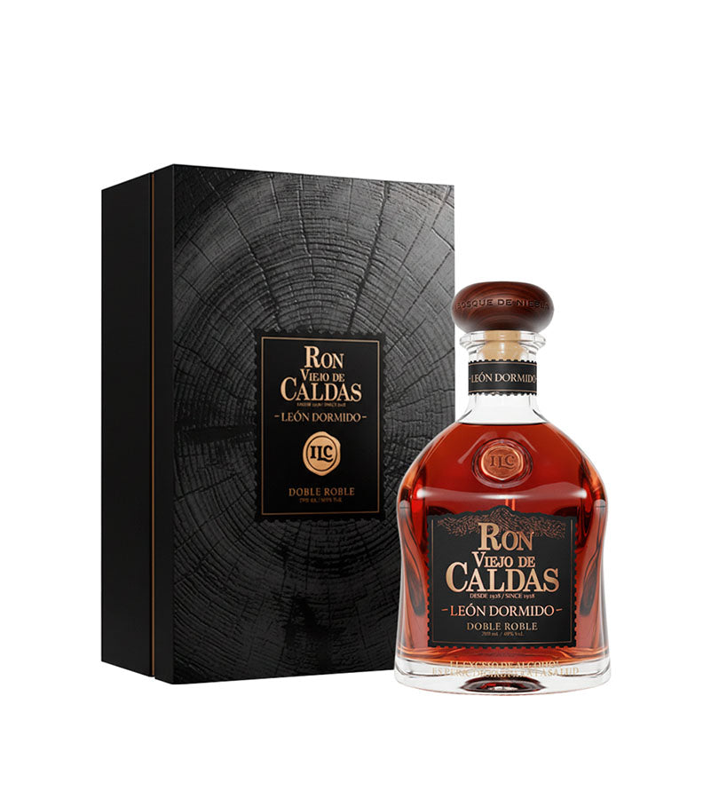 Ron Viejo De Caldas León Dormido Doble Roble Botella - 750ml - Licores ...