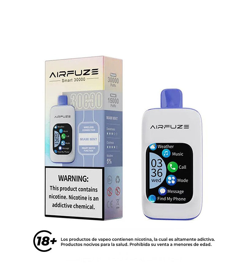 Vaper Airfuze Smart Miami Mint - 30K – Licores Medellín