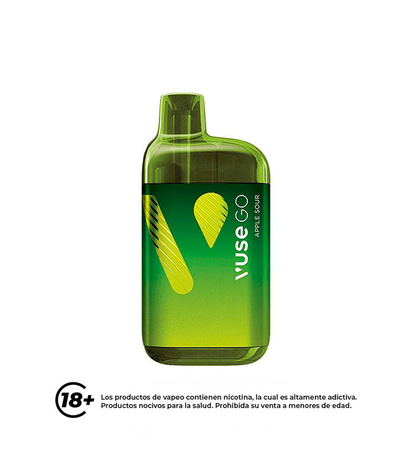 Vaper Desechable Vuse Go Green Apple - 3000 Puff - Licores Medellín