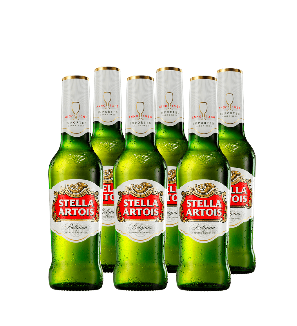 6 Pack Cerveza Stella Artois - 330cc - Licores Medellín