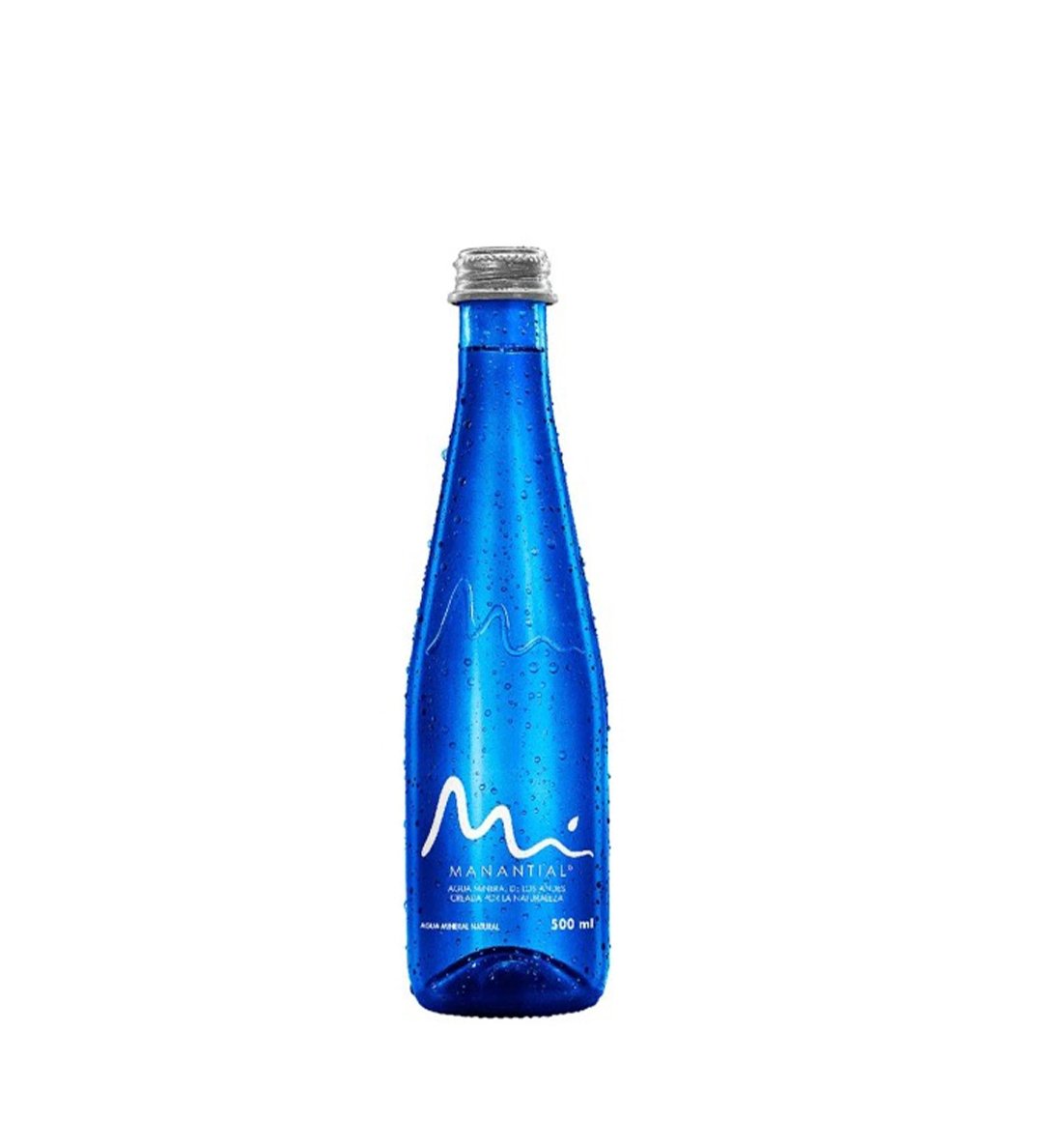 Agua Manantial Vidrio Botella - 600ml - Licores Medellín