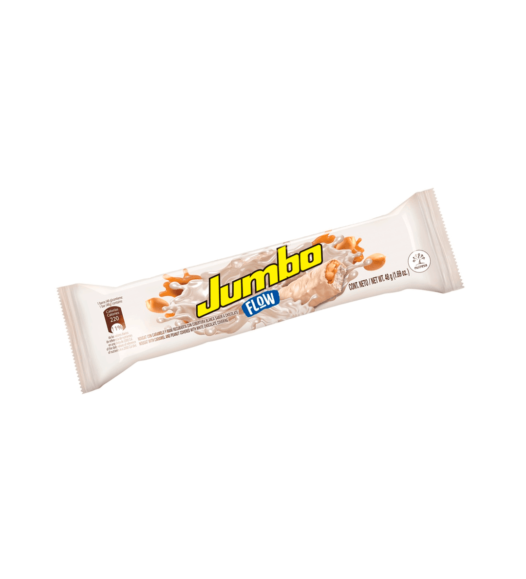Barra Chocolatina Jumbo Flow Blanca - 48g - Licores Medellín