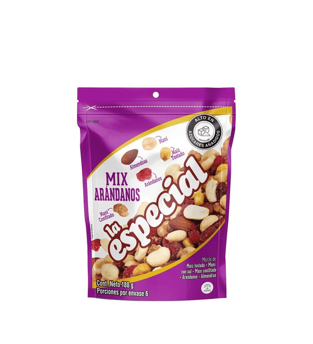 Maní con Arándanos La Especial Doypack - 180G - Licores Medellín