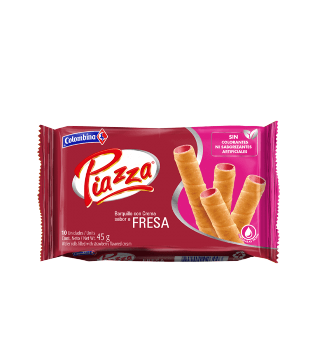 Pide en línea tu Piazza Barquillo de Fresa y en Licores Medellín te lo