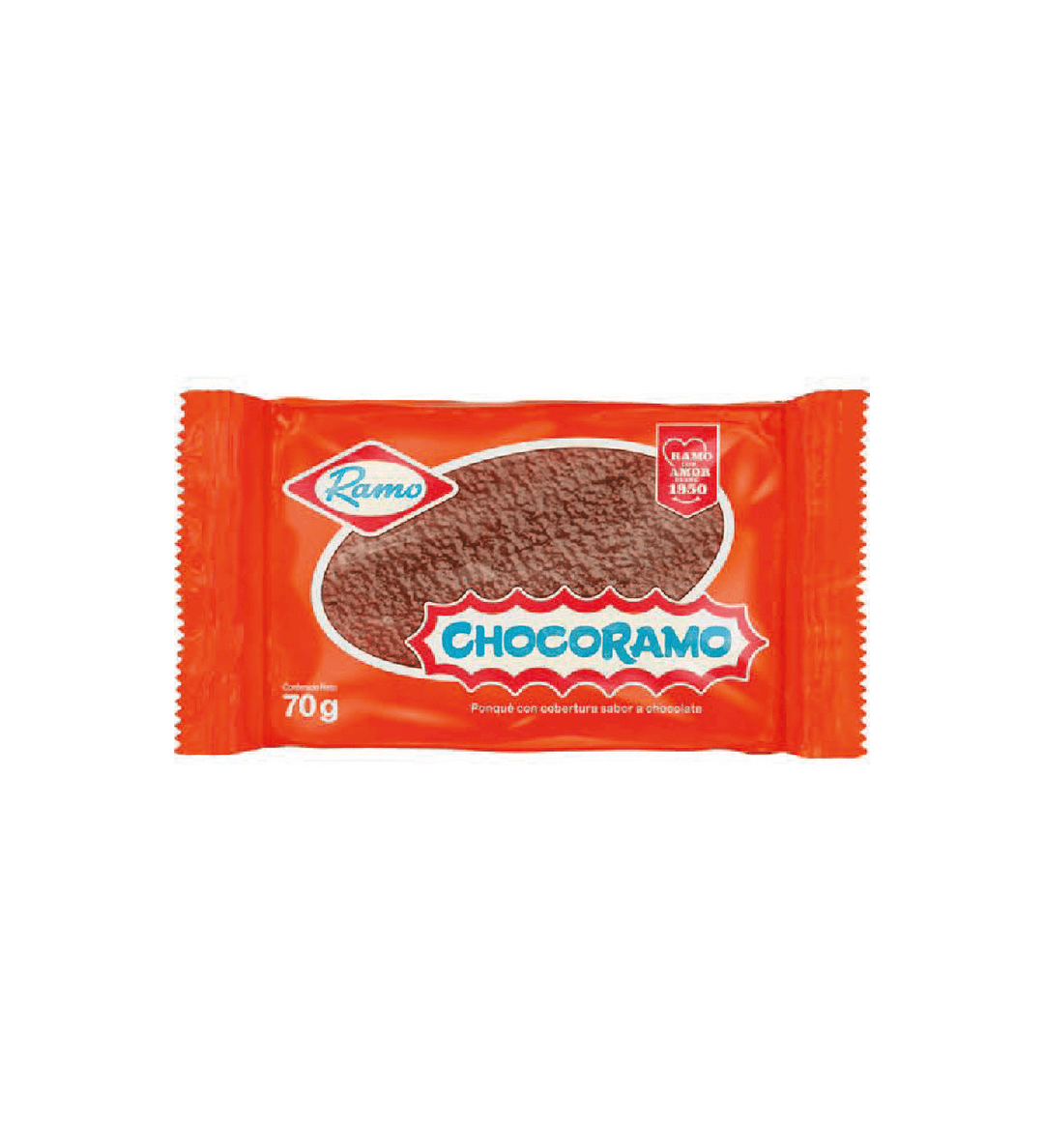 Ponqué Chocoramo Tajada - 65g - Licores Medellín