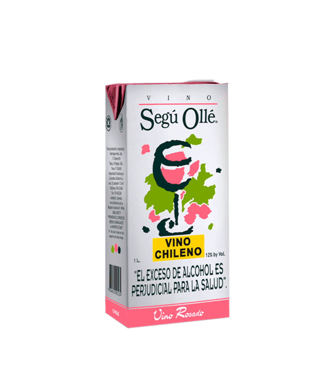 Vino Segú Ollé Rosado Tetrapack Litro- 1L - Licores Medellín
